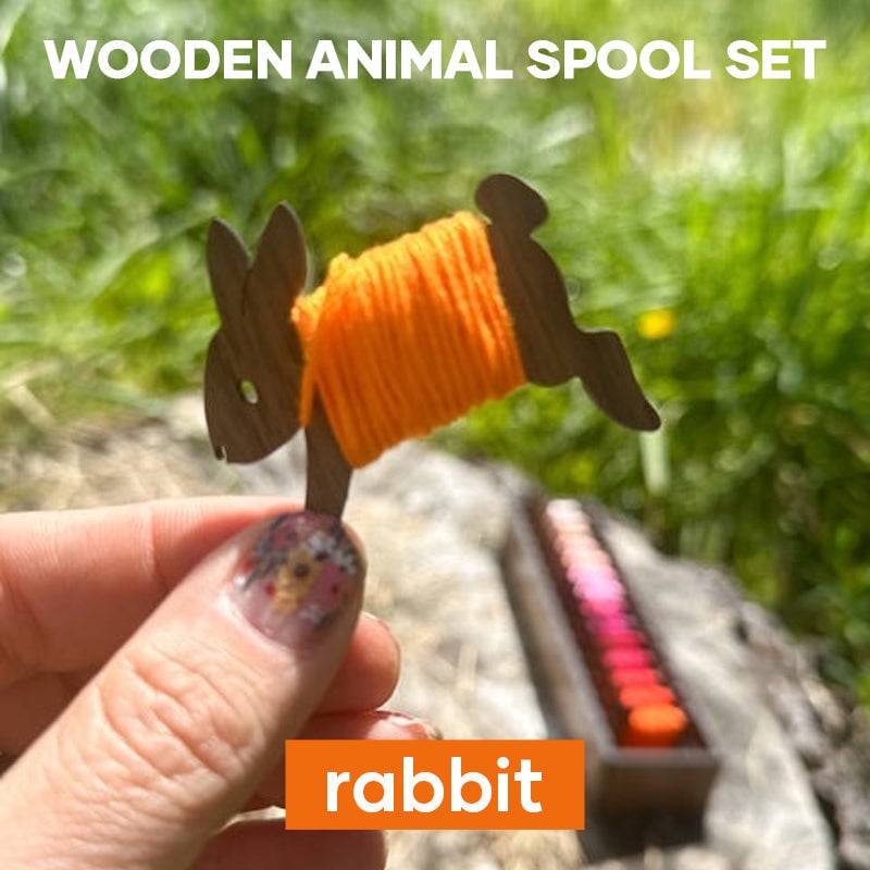 Wooden Animal Bobbin Set – gooob