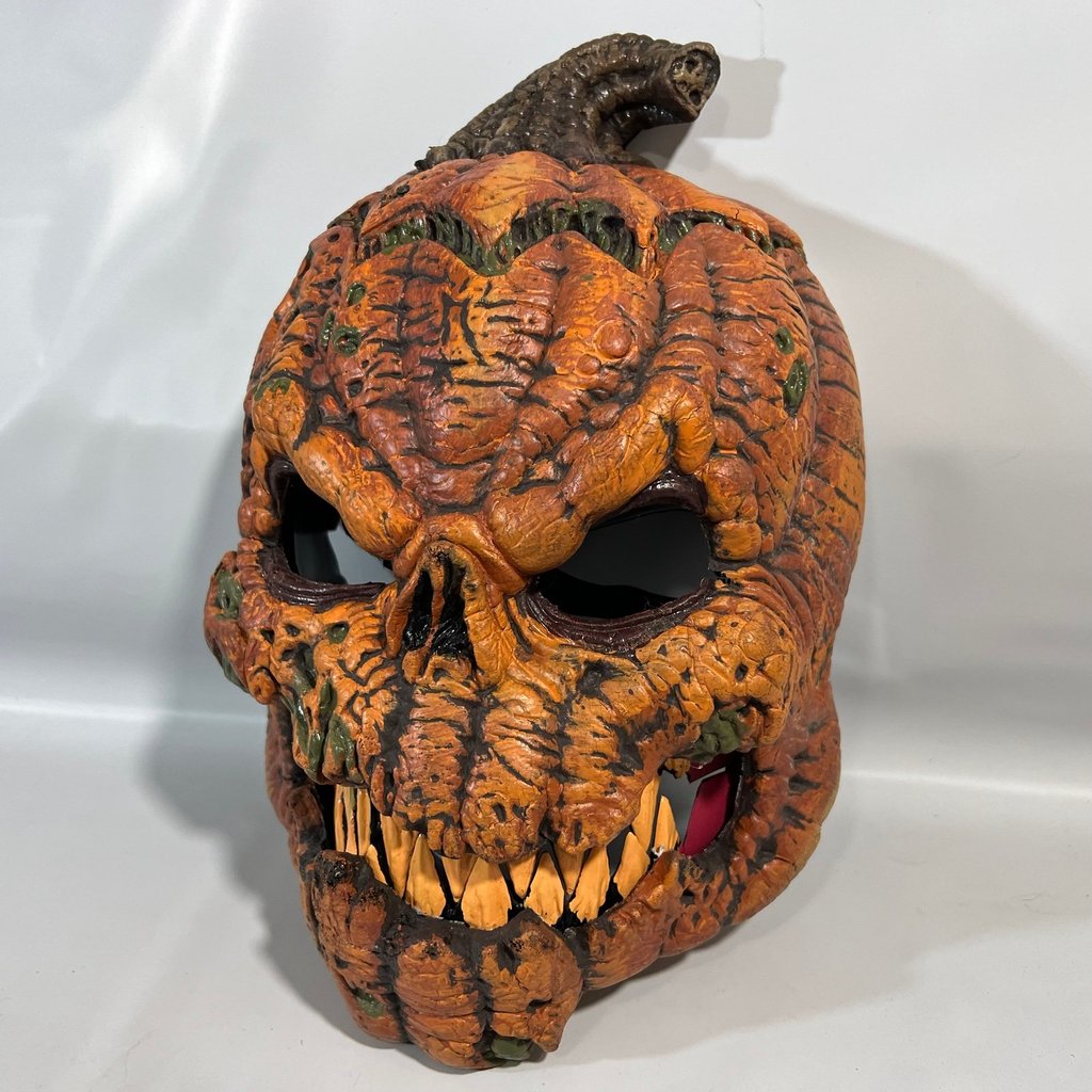 Dark Harvest Pumpkin Ani-Motion Mask Halloween California Costume Coll ...