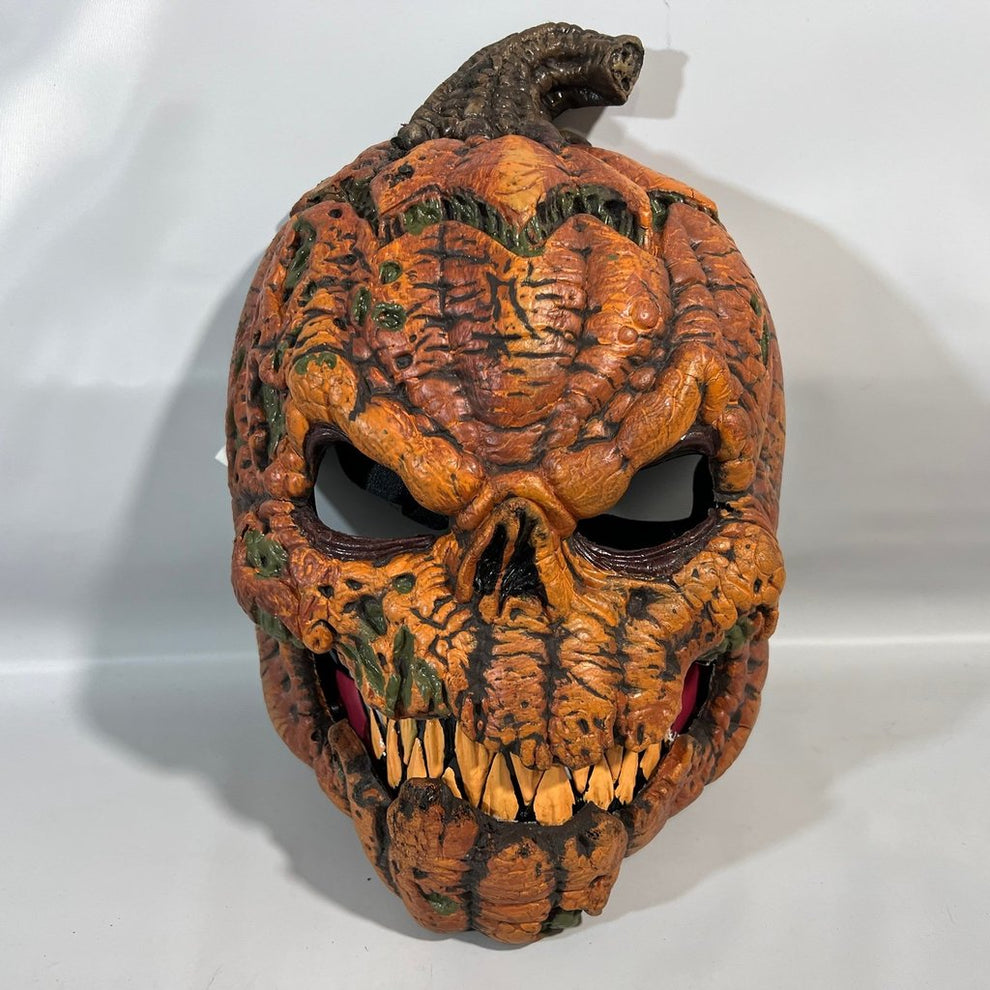 Dark Harvest Pumpkin Ani-Motion Mask Halloween California Costume Coll ...