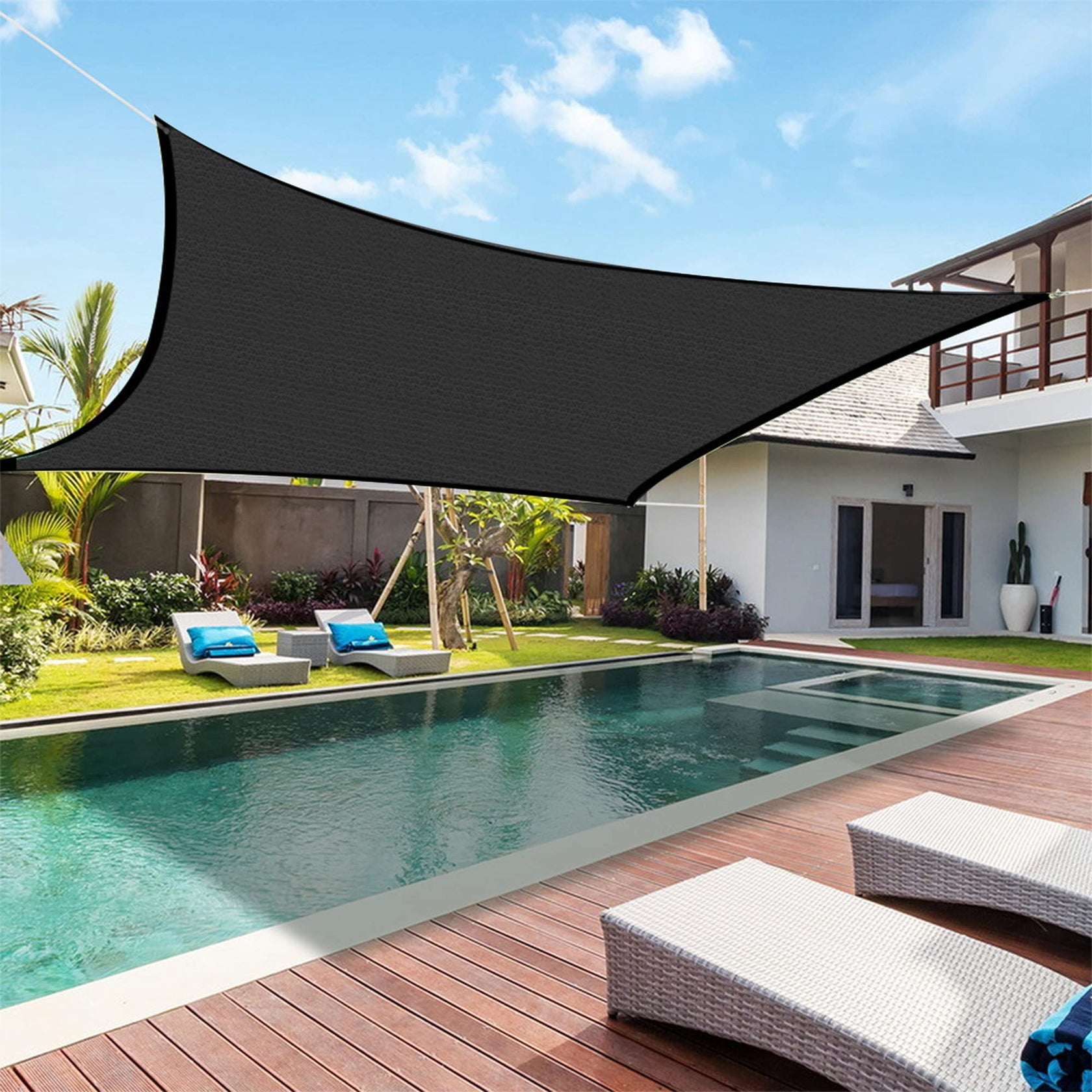 🌞Outdoor Courtyard Shade Net – gooob